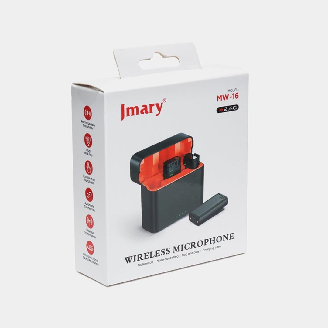 Jmary MW-16 2.4G Wireless Microphone 3 in 1 Mic - Camera Fine Vision